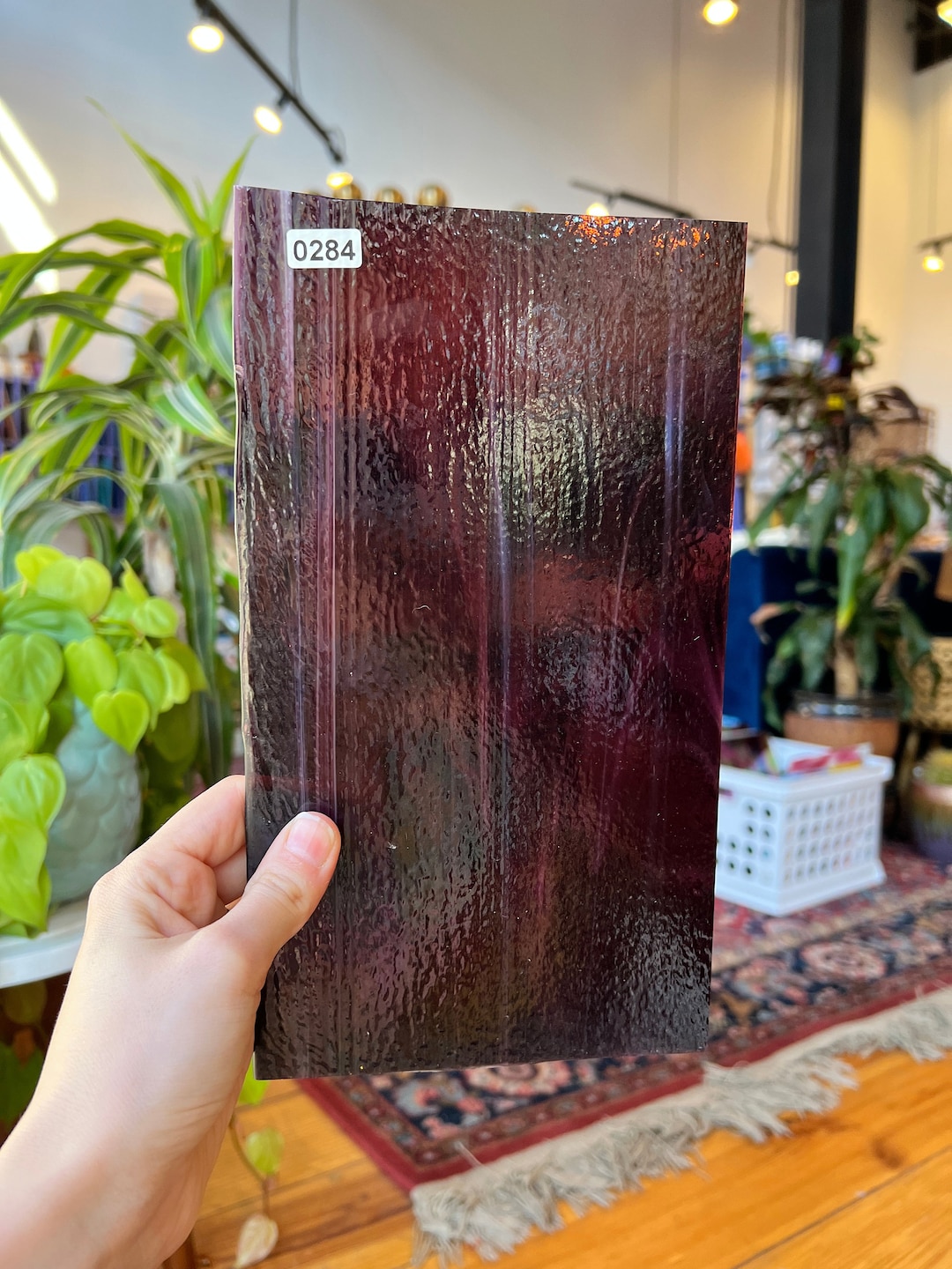 Spectrum 1st Gen Wispy Dark Purple Glass - Etsy