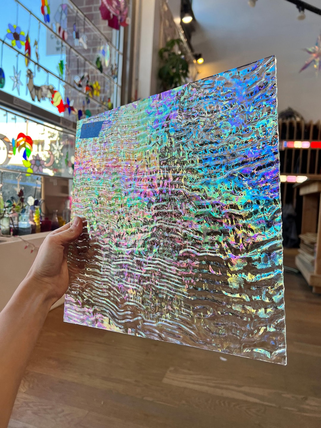 Vintage Spectrum Clear Ripple Iridescent - Etsy