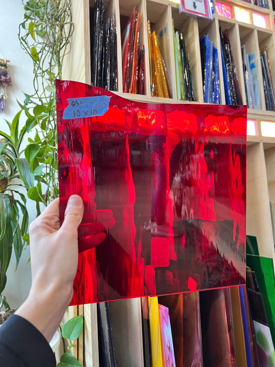 Red Transparent Spectrum Waterglass - Etsy