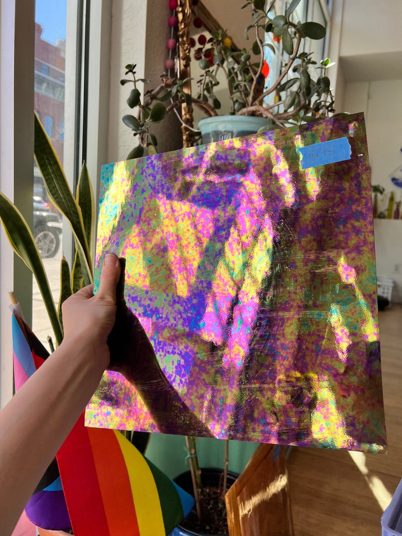 Black Solid Iridescent Spectrum - Etsy
