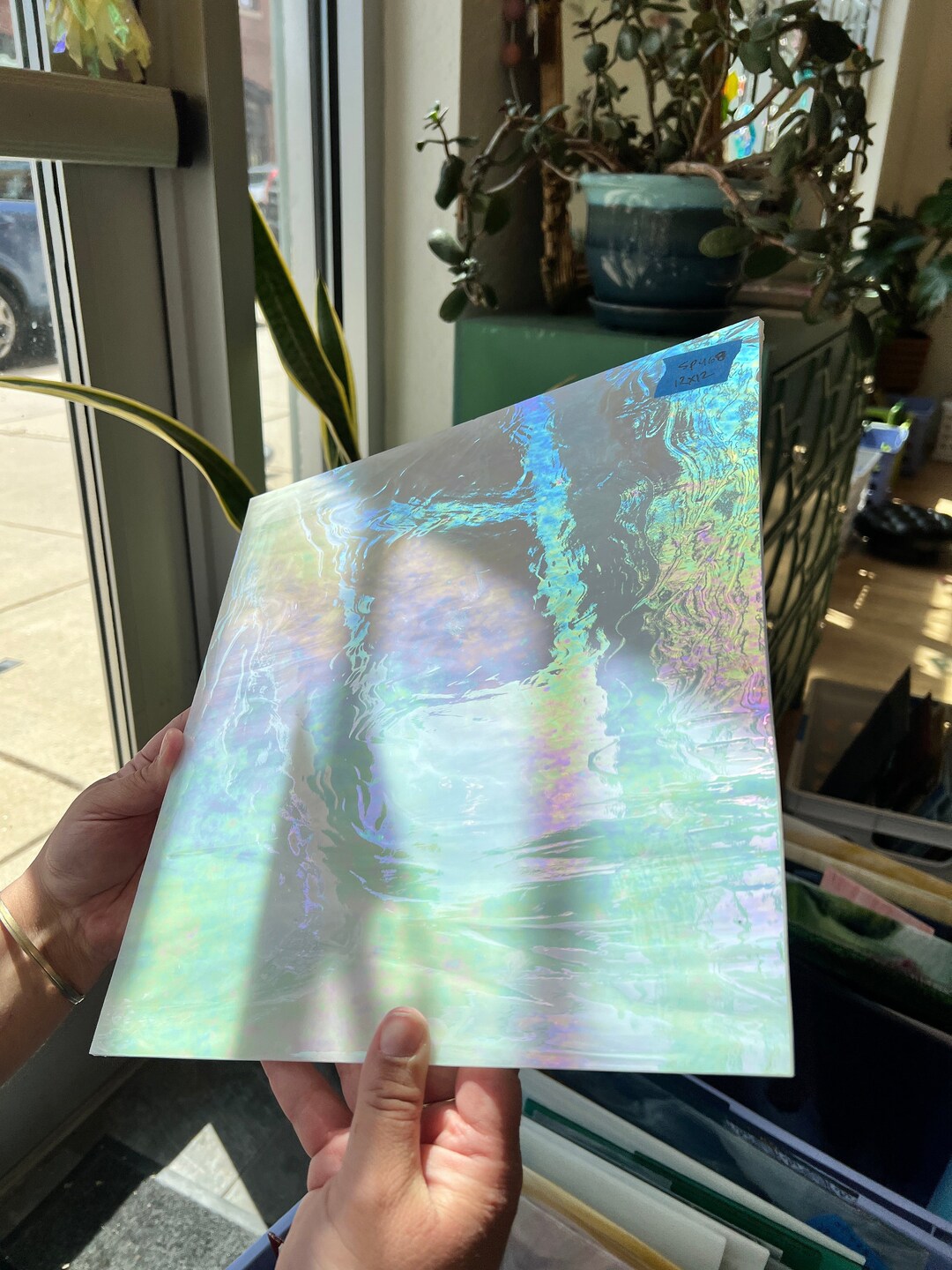 Opaque Wispy White Iridescent Spectrum - Etsy