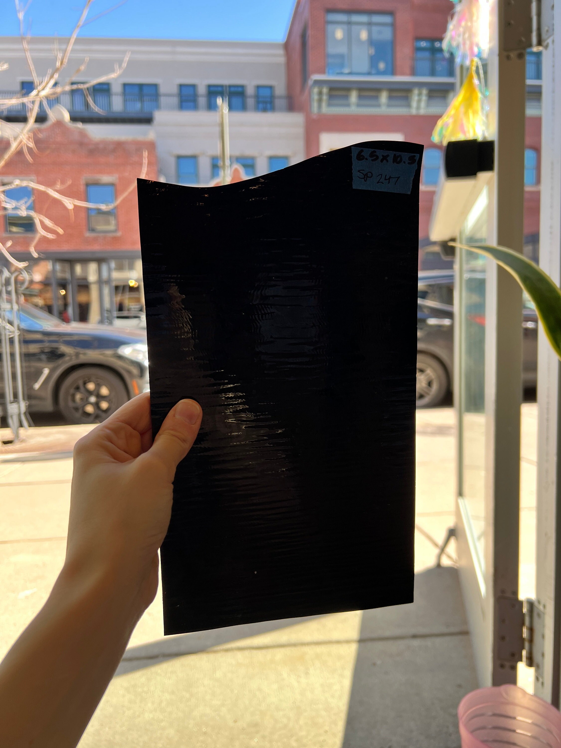 Spectrum Black Water Glass - Etsy