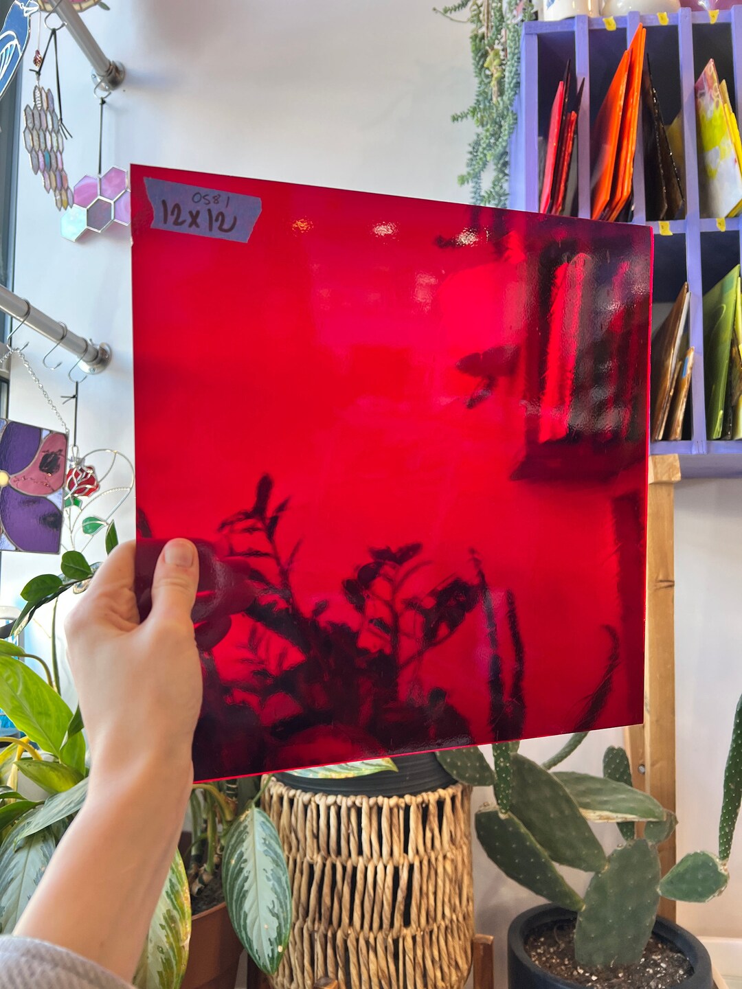 Transparent Ruby Red Artique Oceanside Fusible 96 COE - Etsy