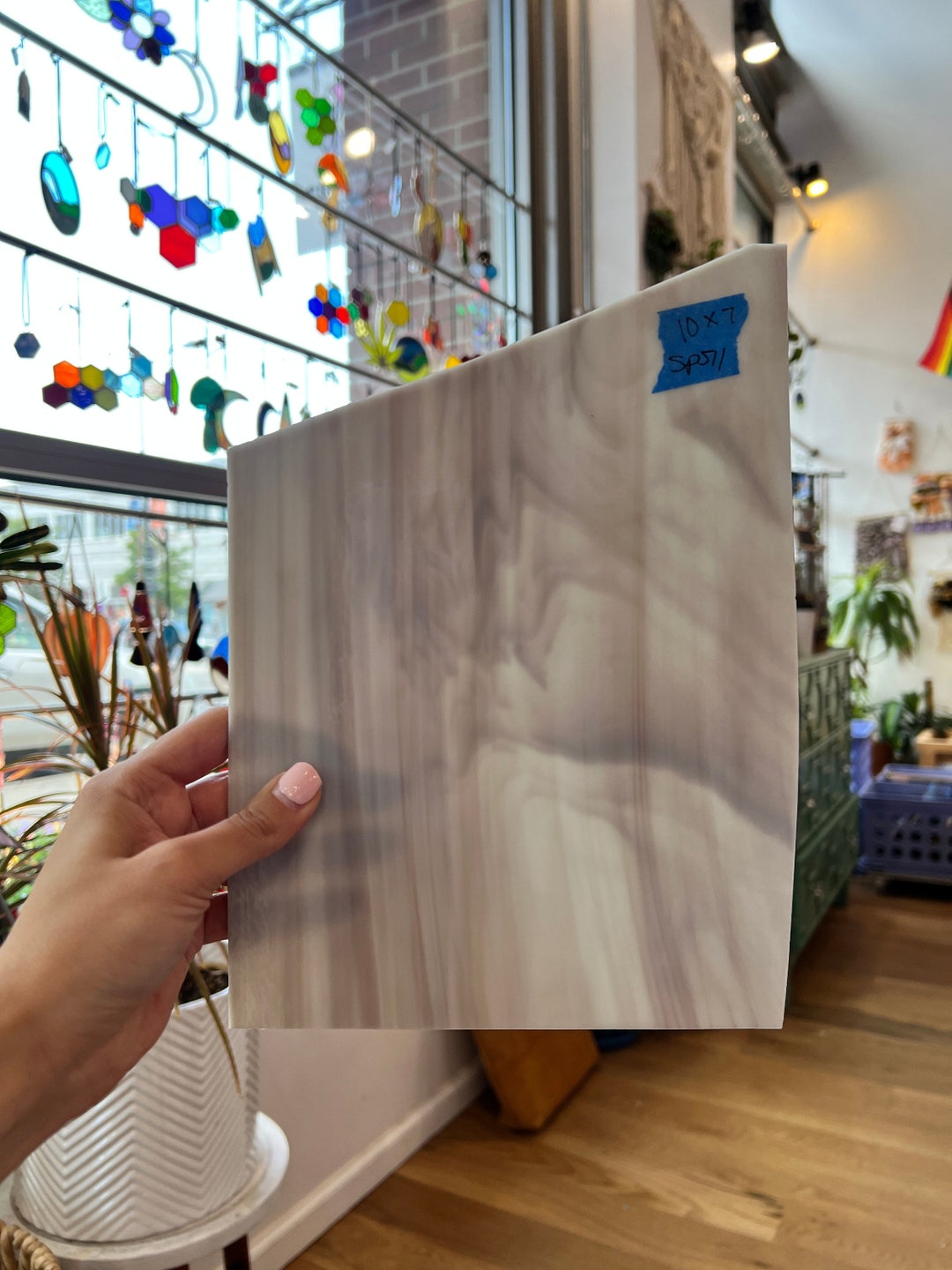 Vintage Light Brown White Wispy Spectrum - Etsy