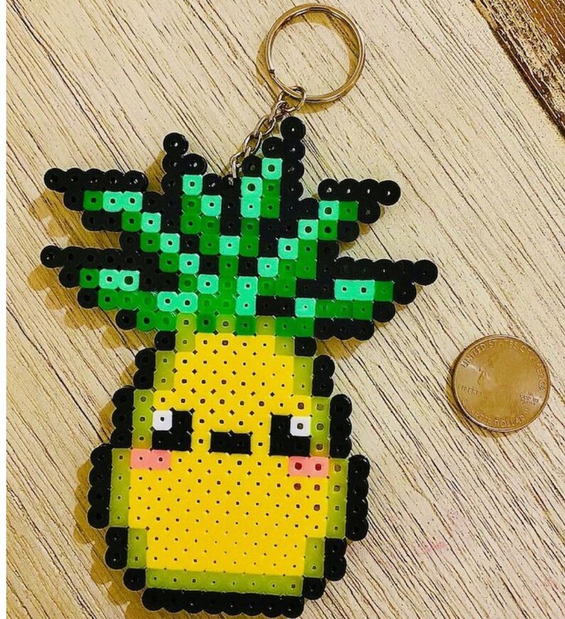Perler Bead Keychains - Etsy