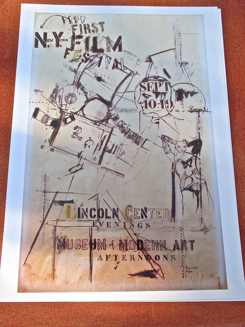 Larry Rivers Mini-poster to Announce First New York Film - Etsy