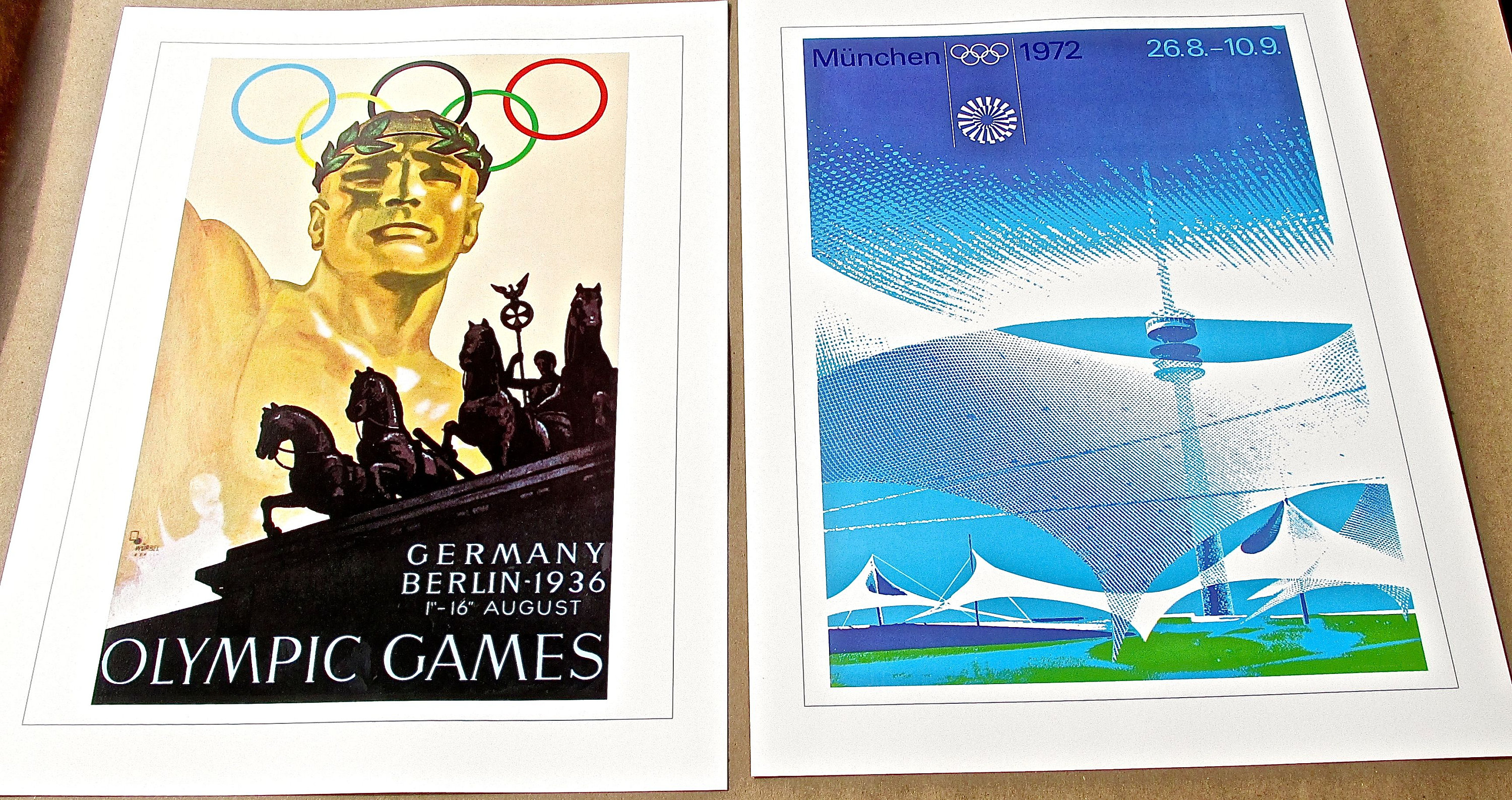 1936 Olympics Poster