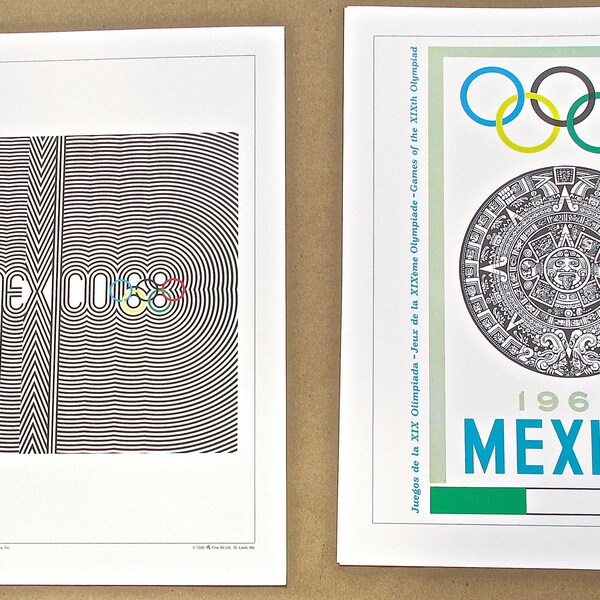 Mexico 1968 Poster - Etsy