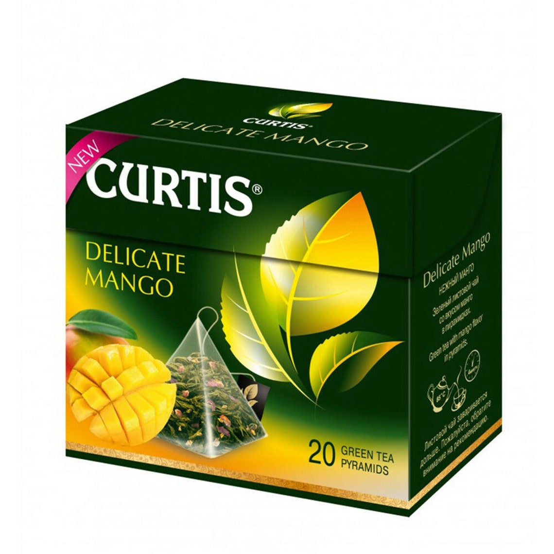 Curtis Tea DELICATE MANGO 3 Pack 20 bags 3 boxes Imported | Etsy