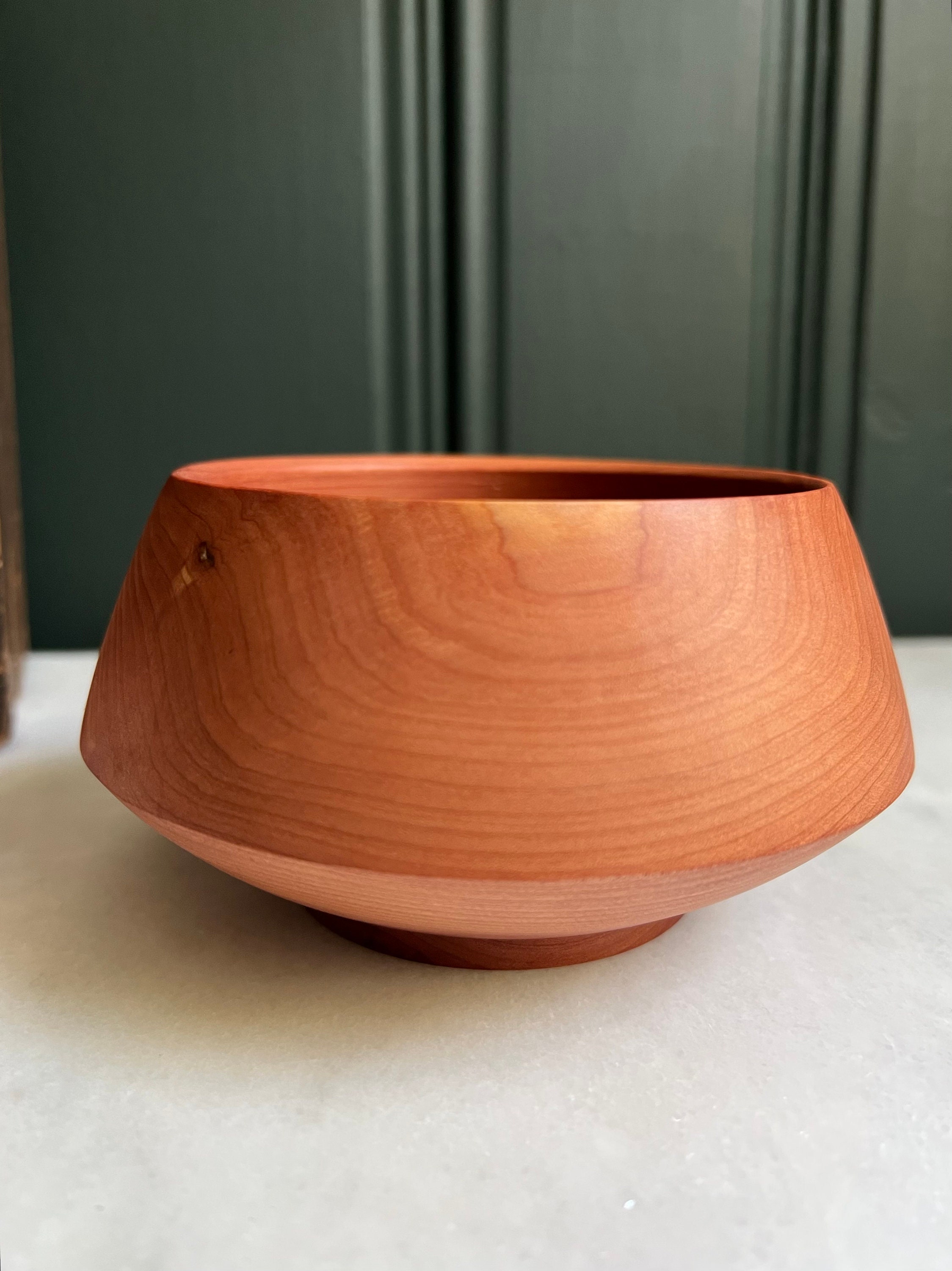 Hand Turned Cedar Vessel - Etsy