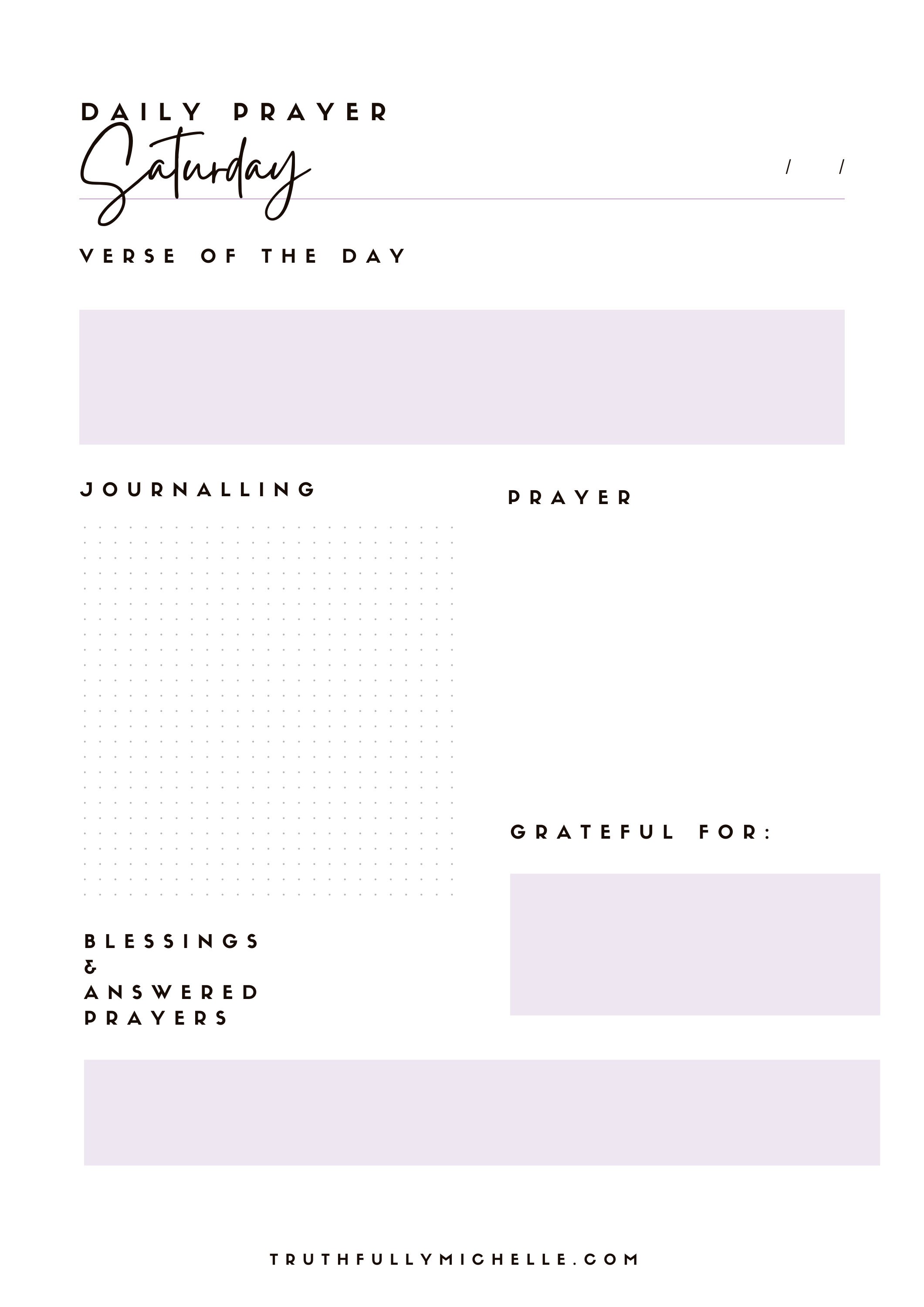 Prayer Journal Printables Template for Women - Etsy