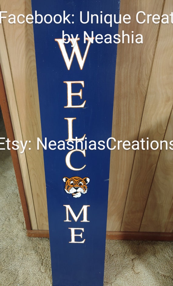 Auburn Welcome Sign - Etsy