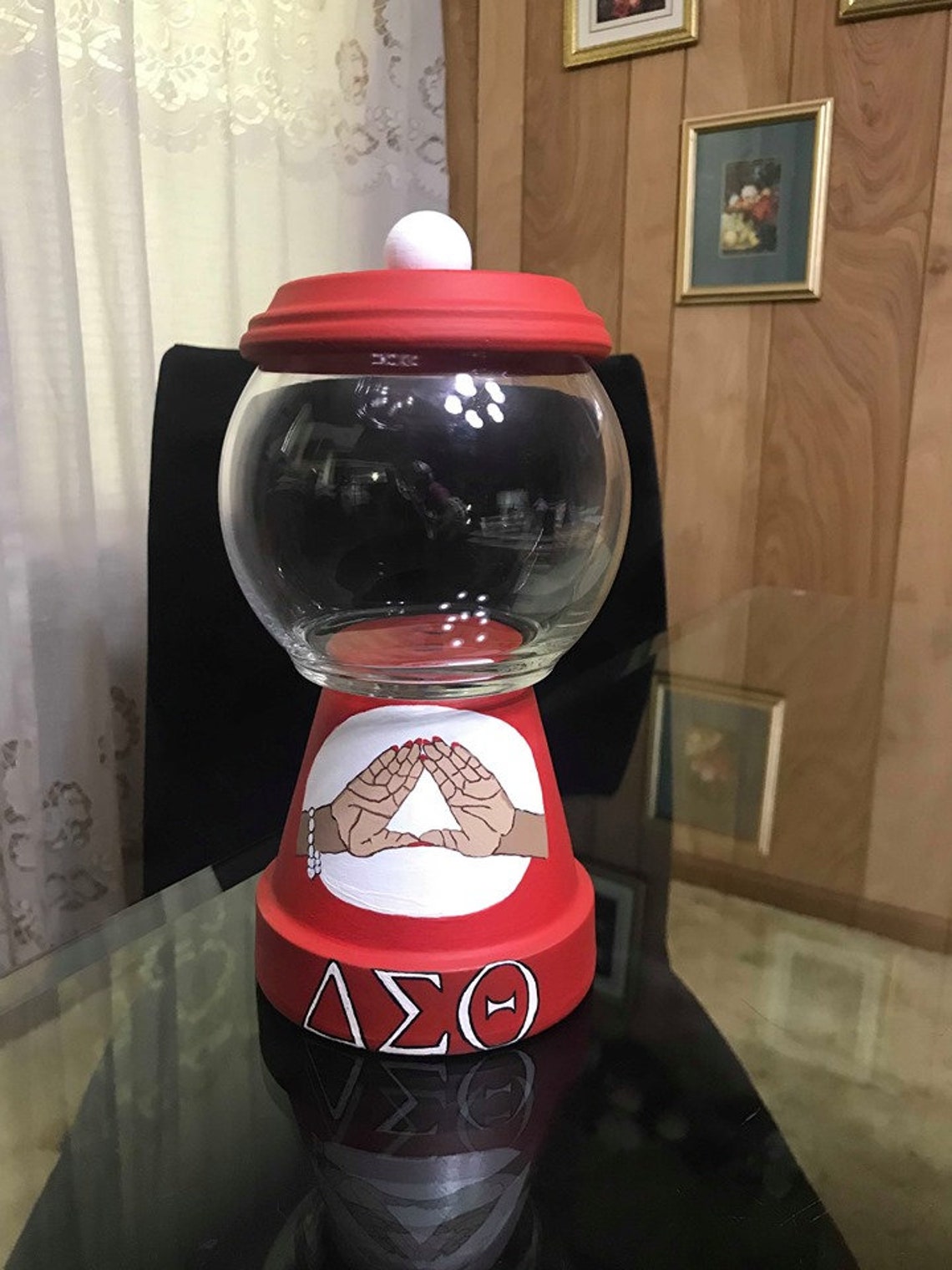 Delta Sigma Theta Candy Dish | Etsy