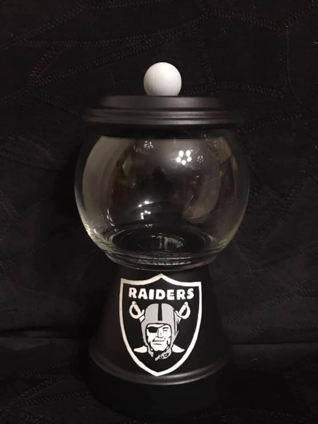 Oakland Raiders Candy Dish - Etsy