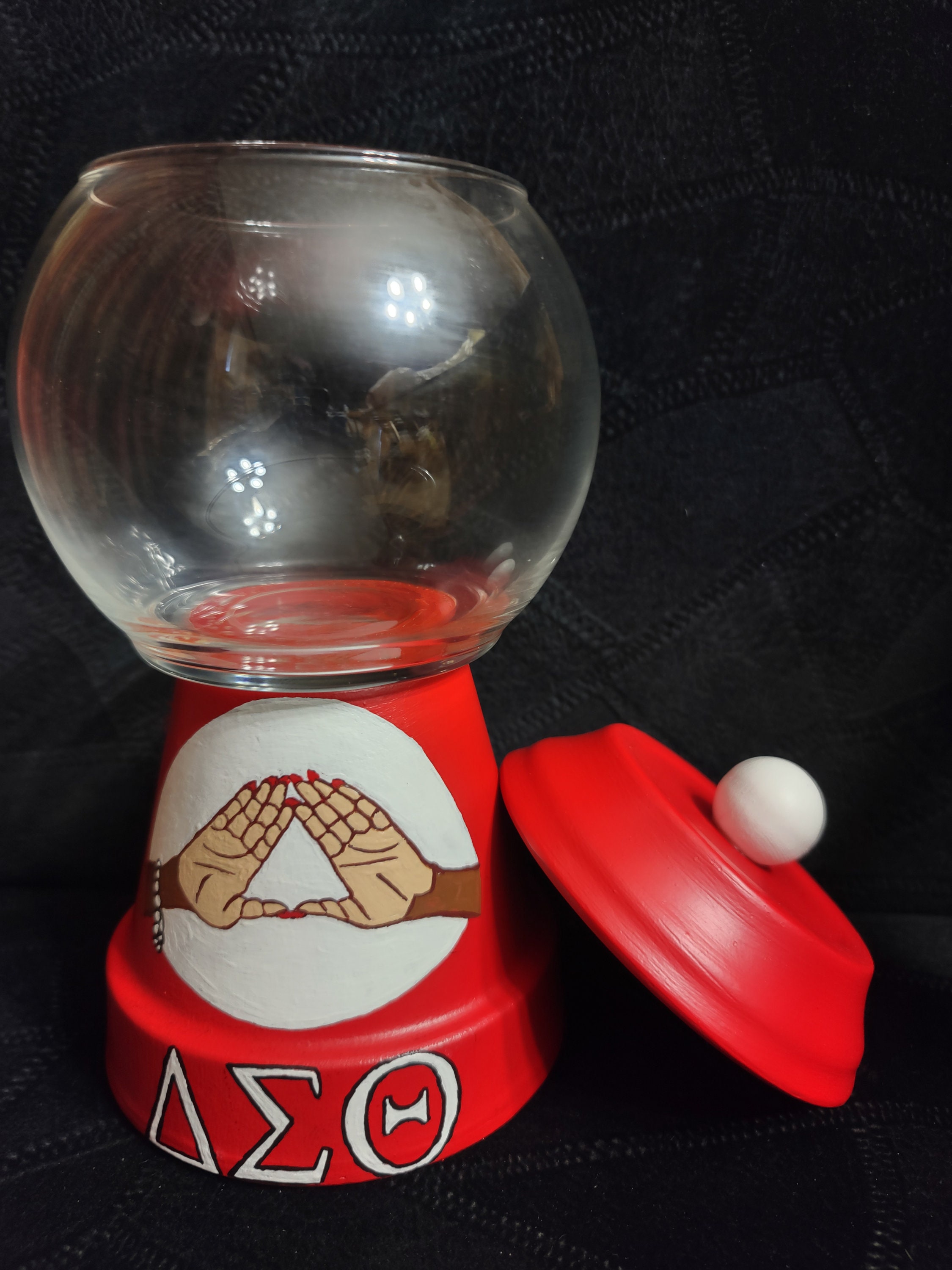Delta Sigma Theta Candy Dish - Etsy