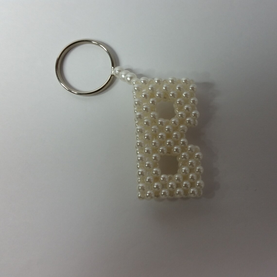 Beaded Woven Alphabet Keychain (A-F, H-J, L) - Etsy