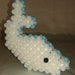 White Beaded Whale 4 Types: Red Trim/ Blue Trim/ No Trim With - Etsy