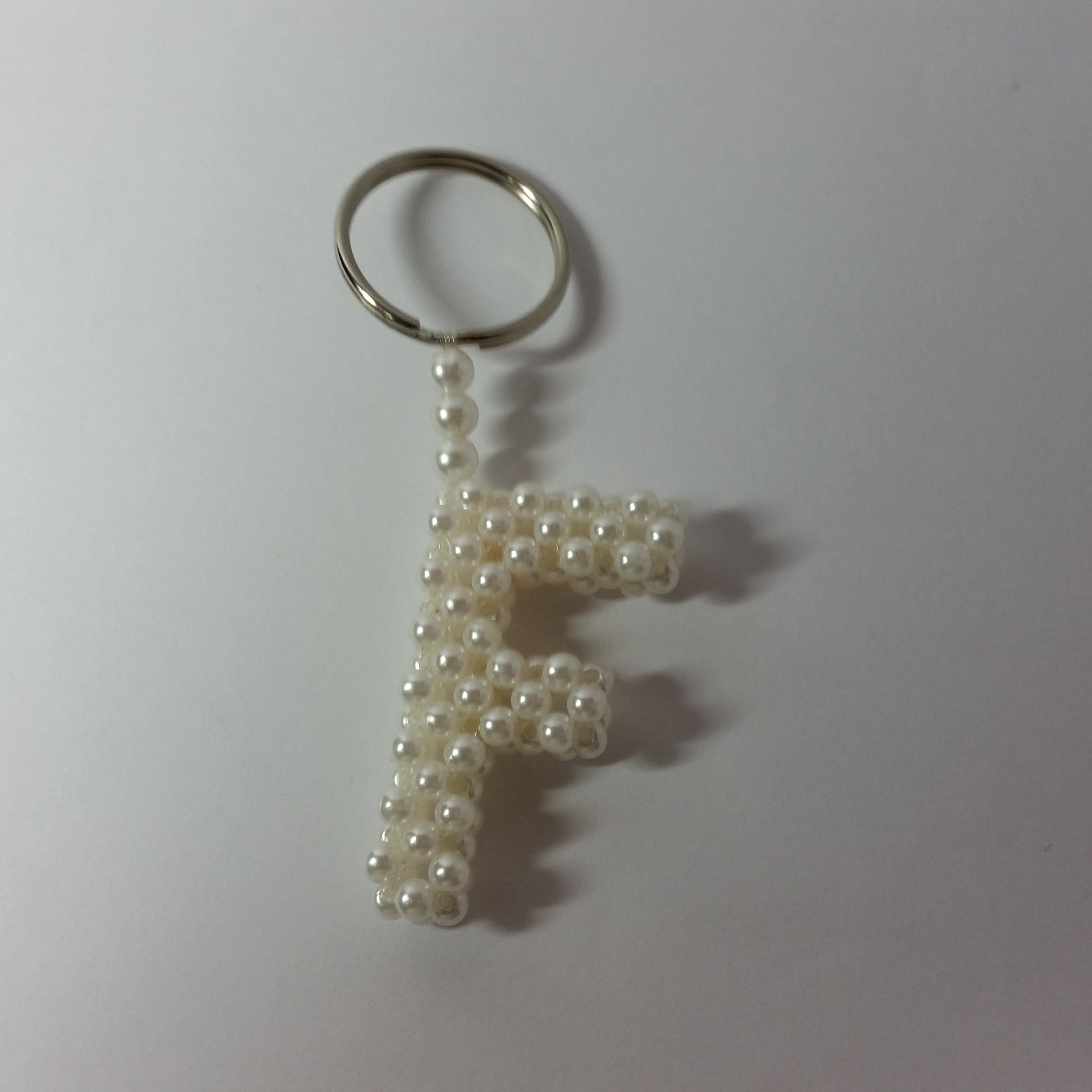 Beaded Woven Alphabet Keychain A-F, H-J, L - Etsy