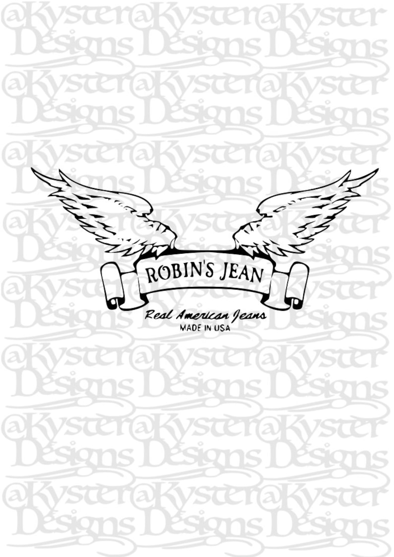 Robins Jeans Svg - Etsy