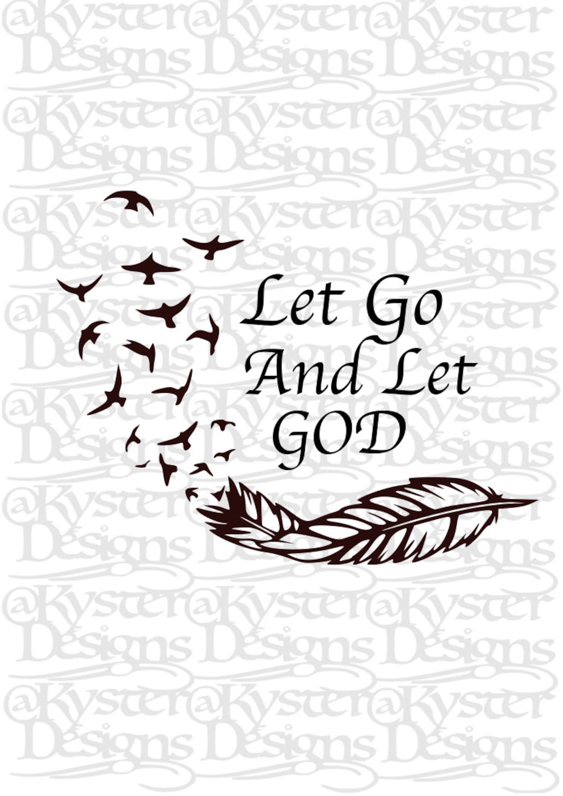 Let Go and Let God Svg - Etsy