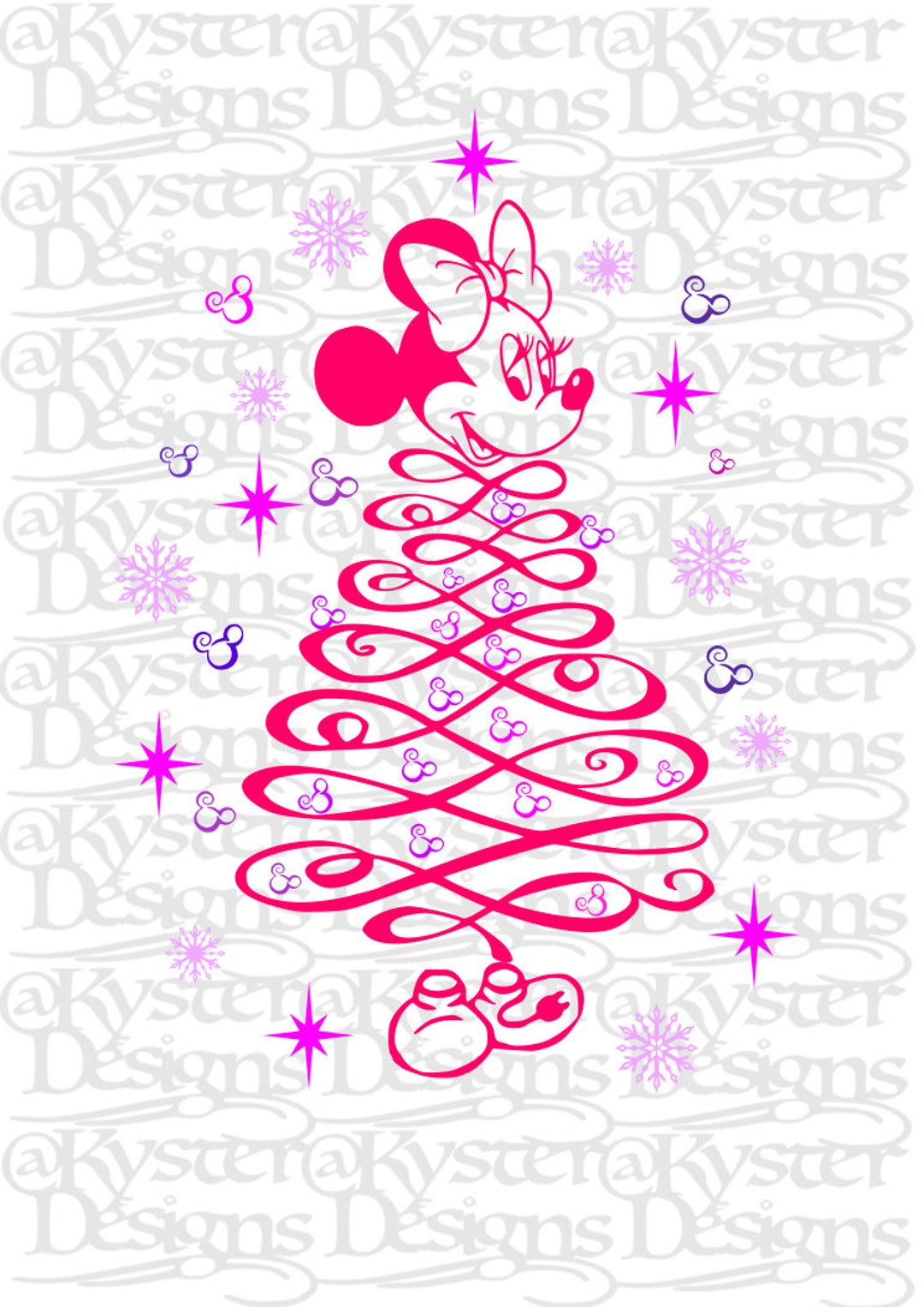 Mini Mouse Chrisoms Tree Svg - Etsy
