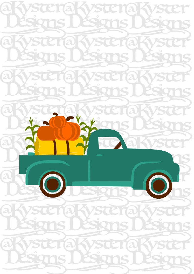 Fall Truck Svg - Etsy