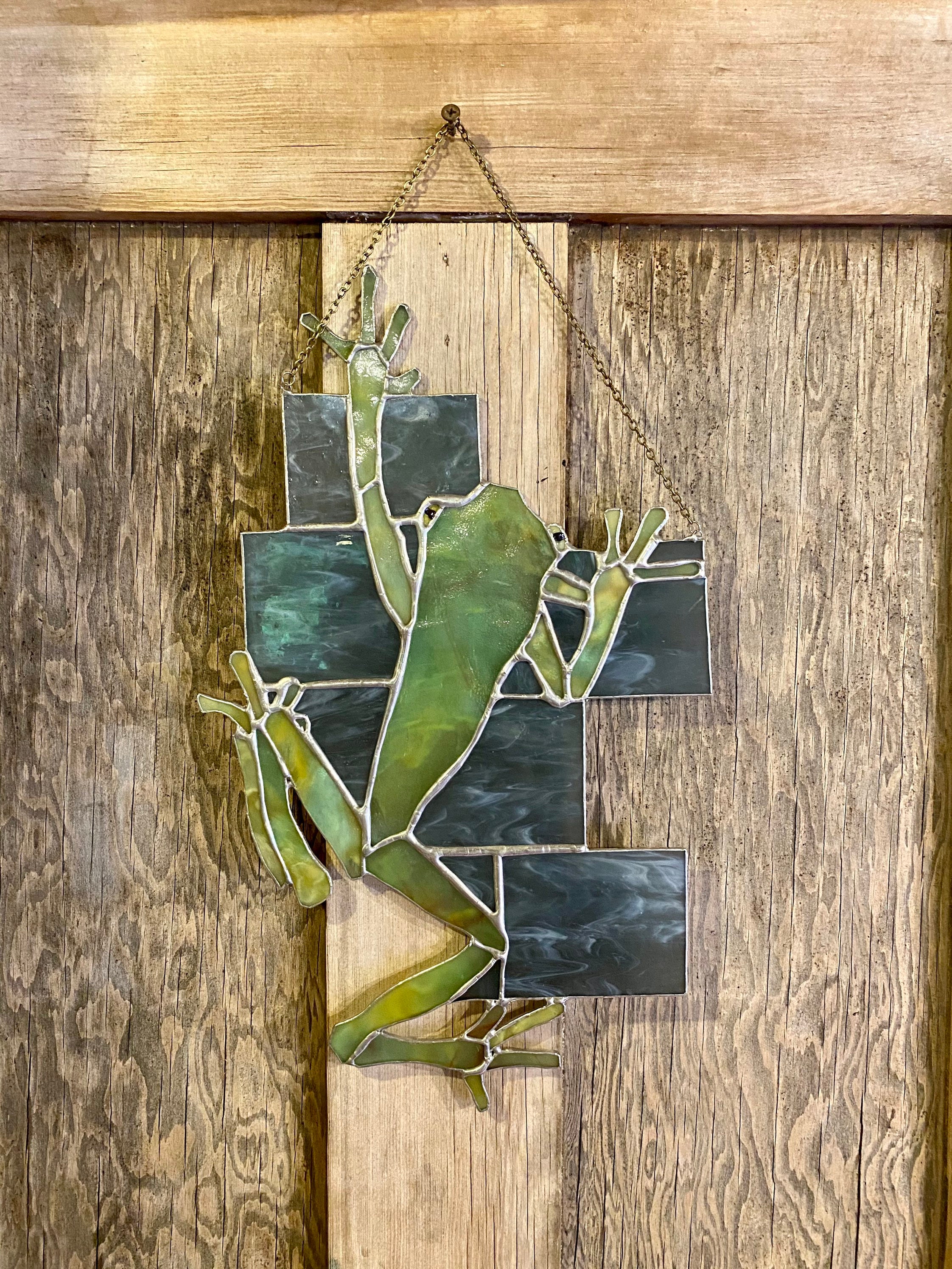 Stained Glass Splat Tree Frog - Etsy