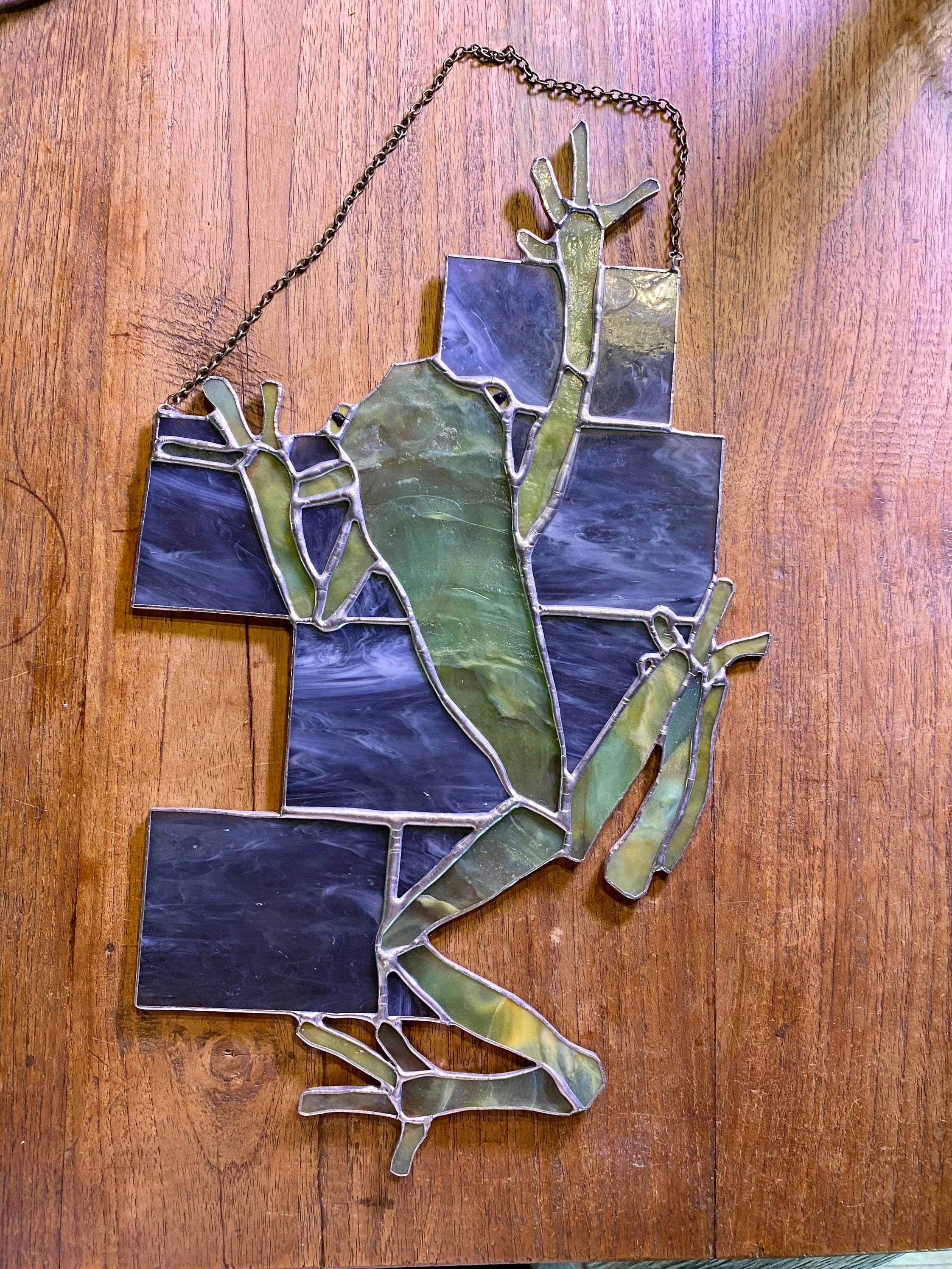 Stained Glass Splat Tree Frog - Etsy