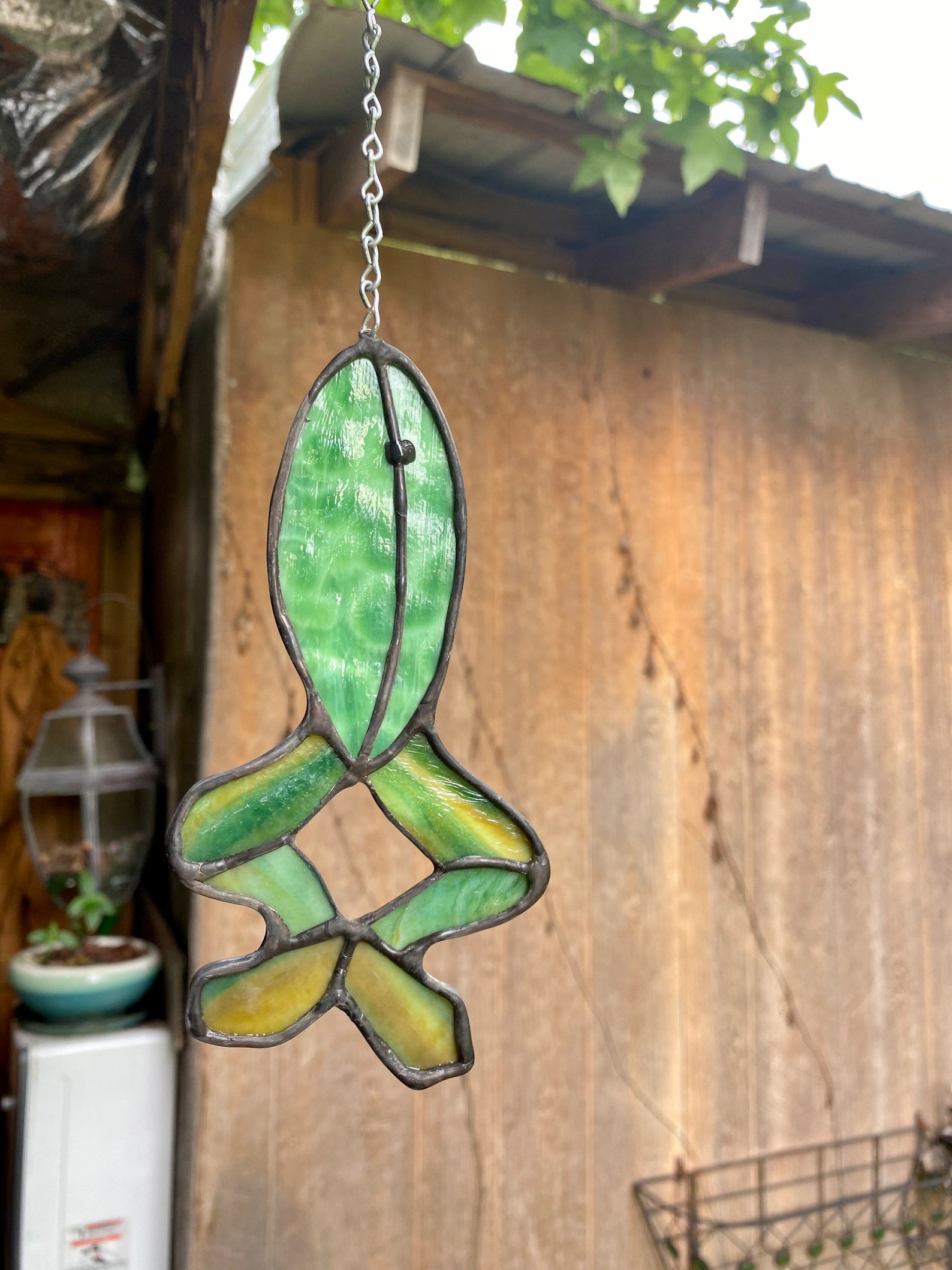 Stained Glass Frog Lure Sun Catcher - Etsy
