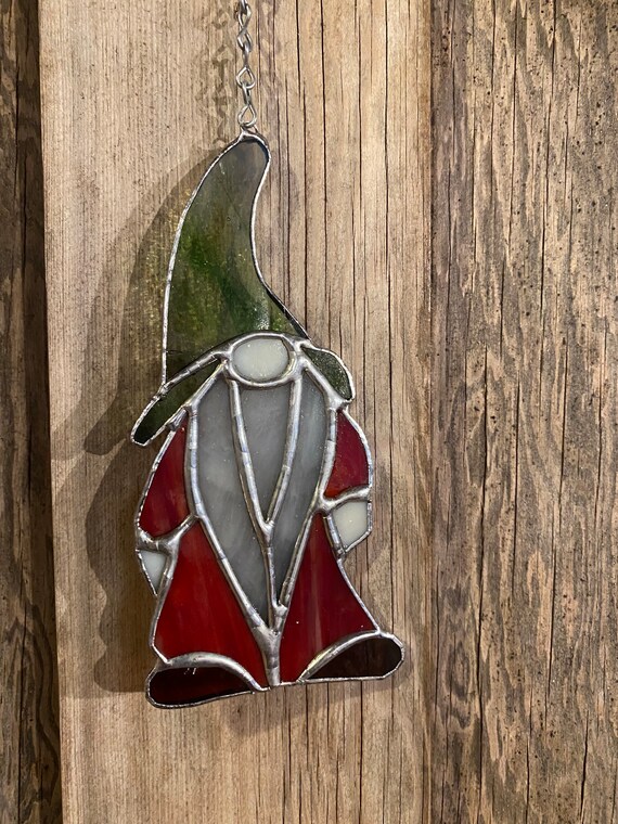 Stained Glass Noble Gnome - Etsy