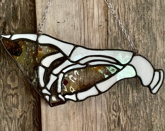 Stained Glass Skeleton Hand Pattern - Etsy