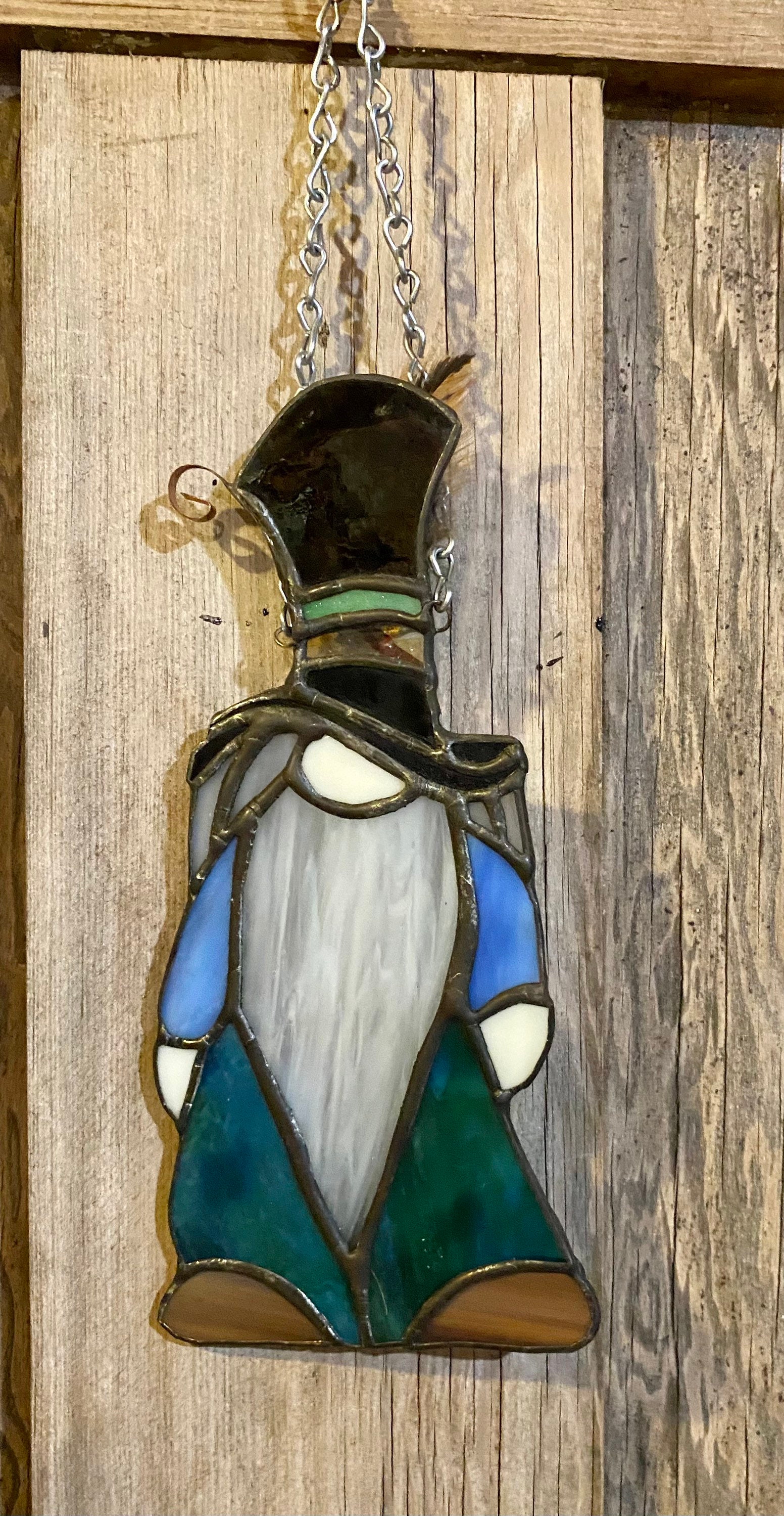 Stained Glass Mr. Top Hat Gnome 1 - Etsy