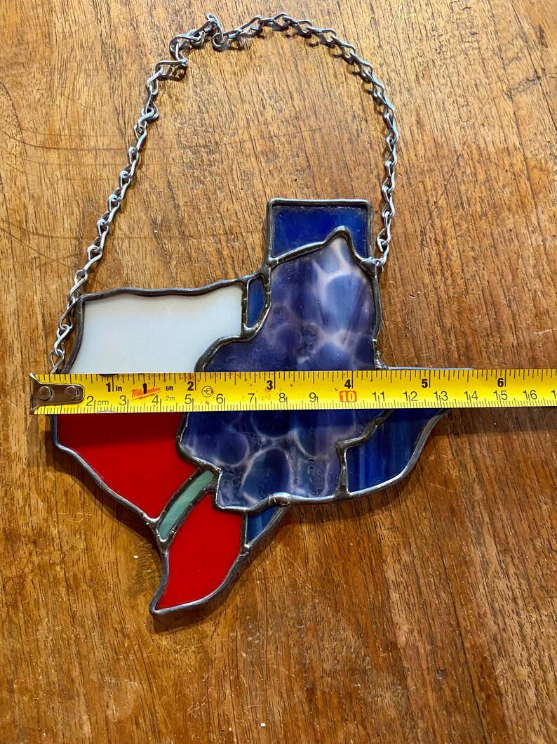 Stained Glass Texas State and Yellow Rose of Texas - Etsy