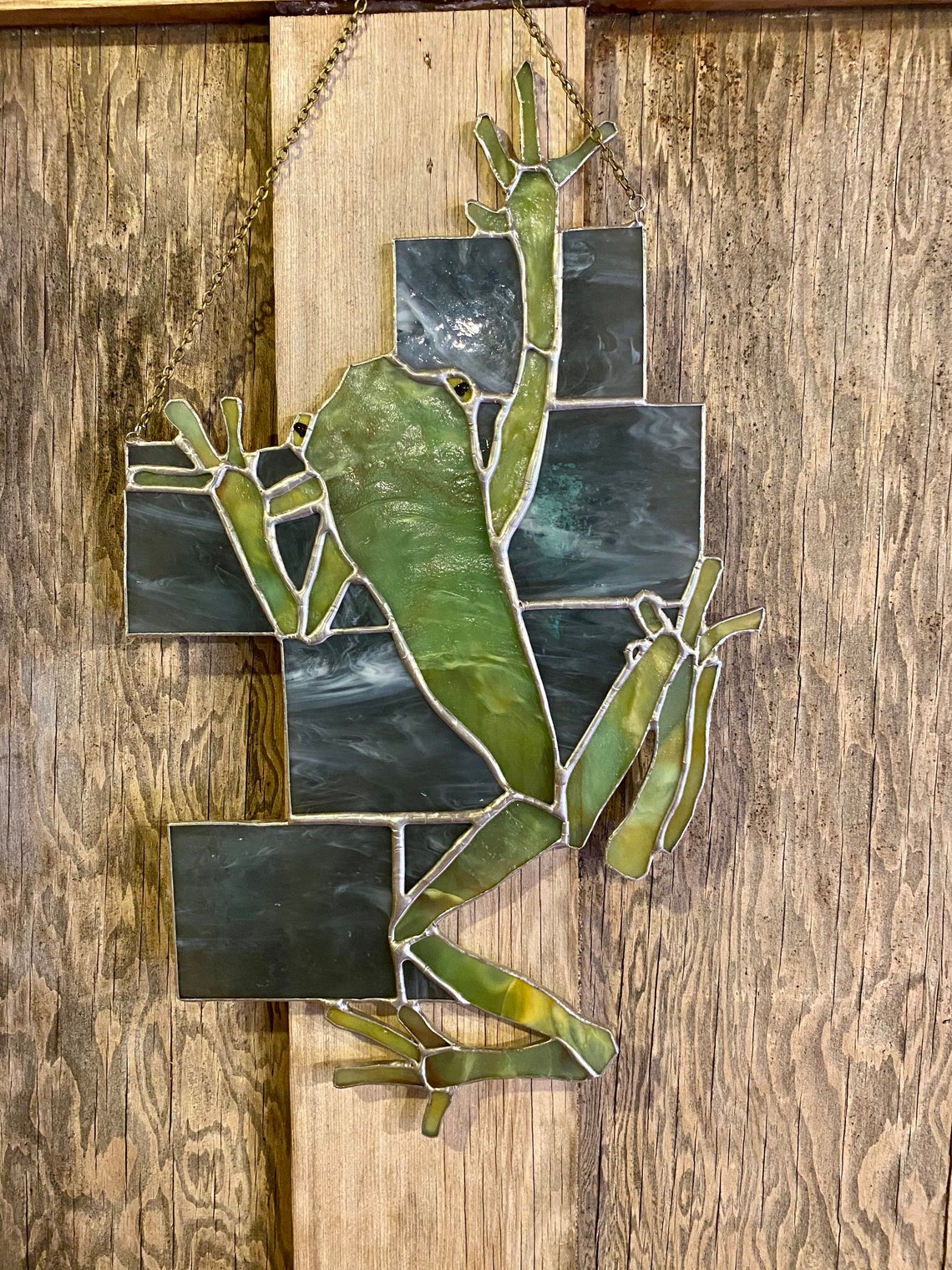 Stained Glass Splat Tree Frog - Etsy