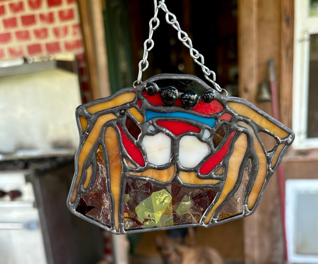 Stained Glass Jumping Spider - Etsy