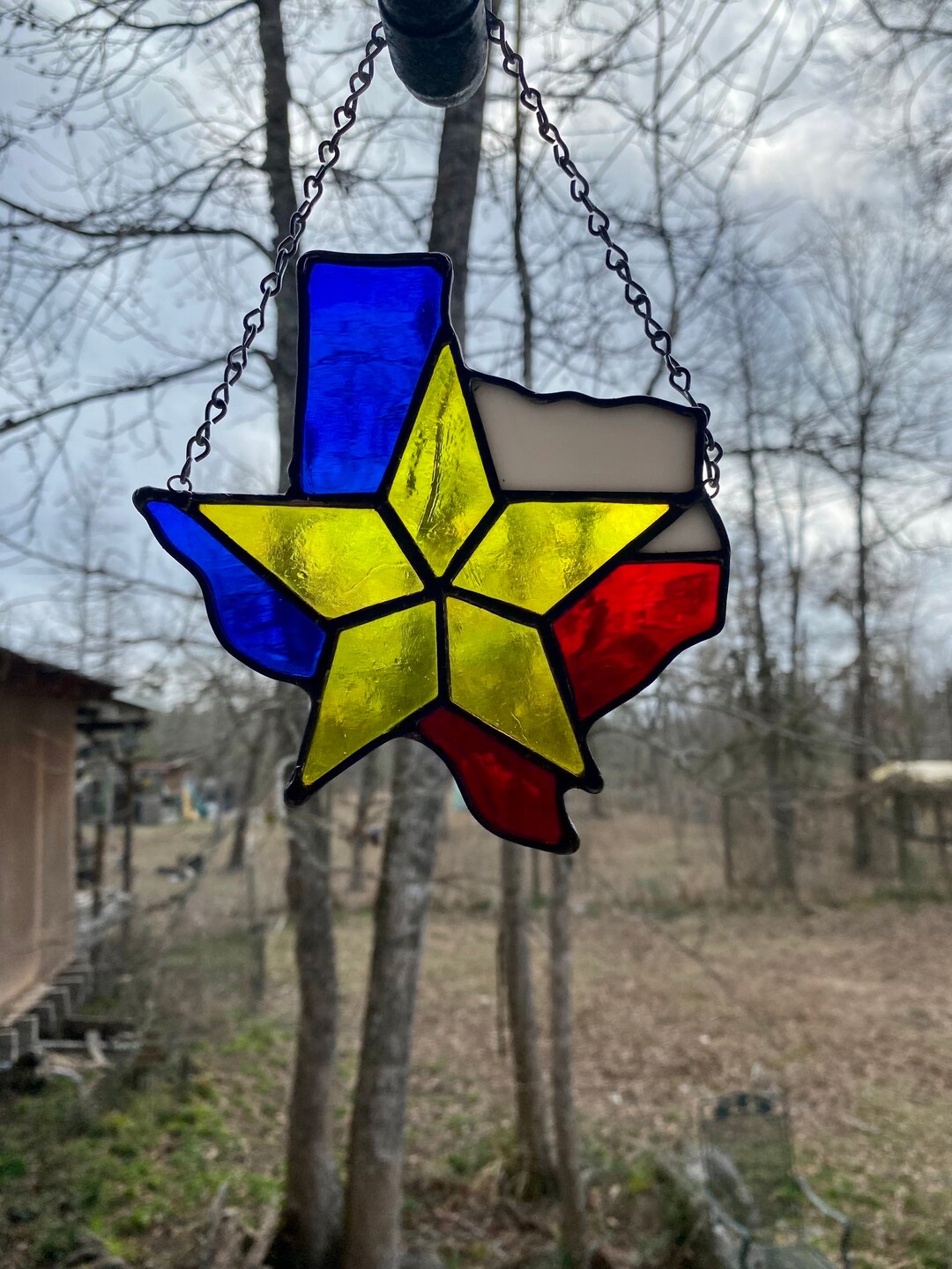 Texas State and Star Crafted From Stained Glass. - Etsy