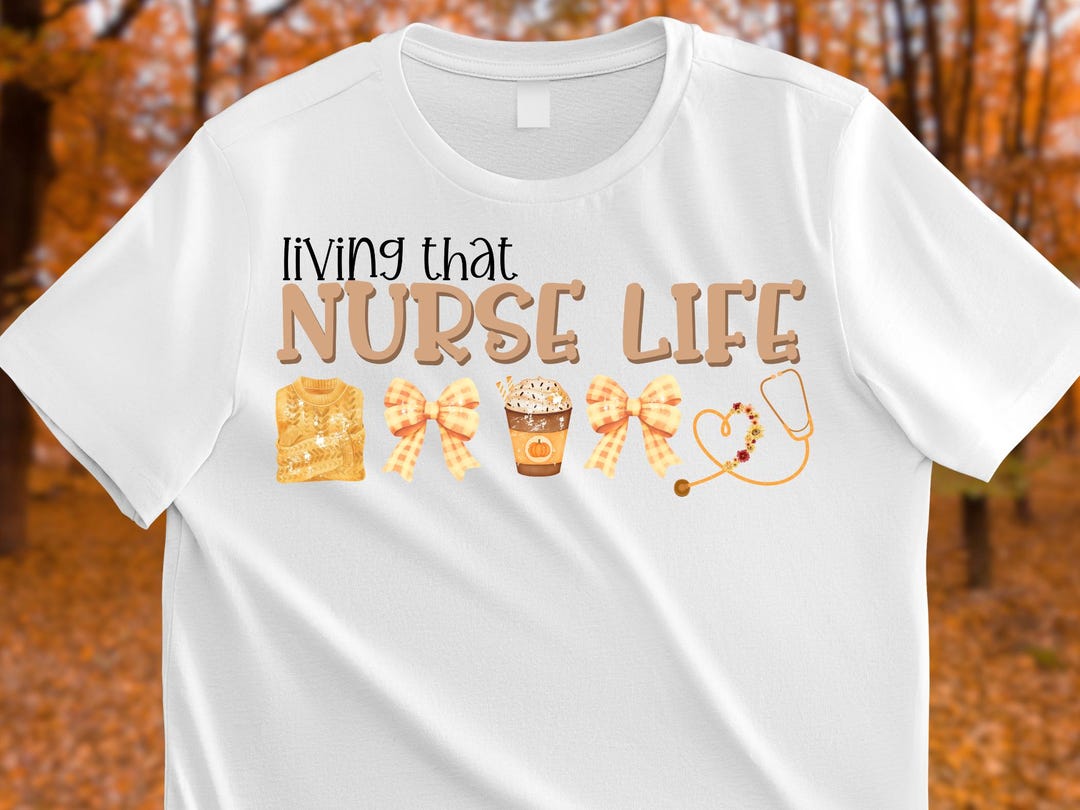 Nurse Fall PNG | Nurse Life Png | Nurse Png | Fall Png | Autumn Png ...