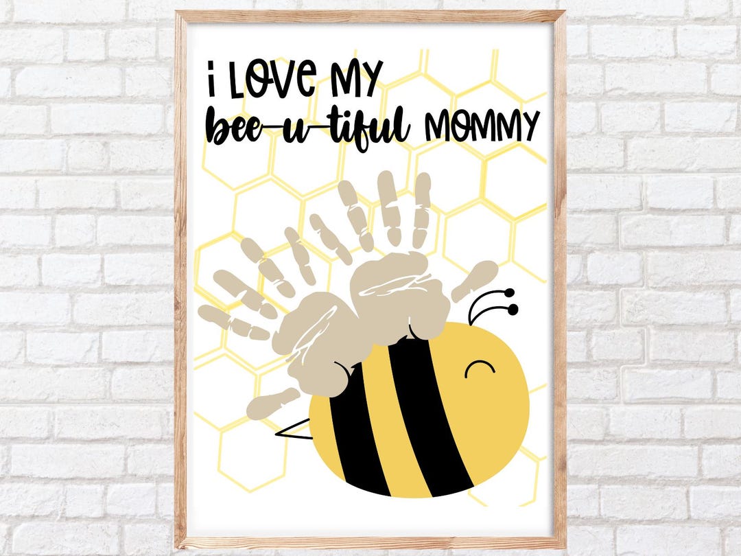 Mother's Day Handprint Art | Printable Mother's Day Gift | Kids ...
