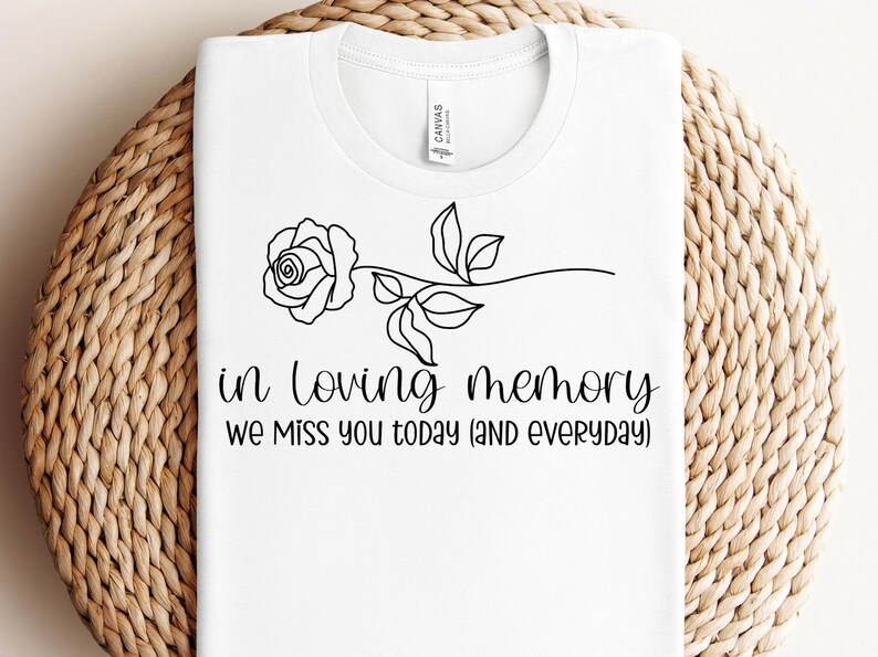 In Loving Memory SVG in Loving Memory PNG Flower Png Flower Svg in ...