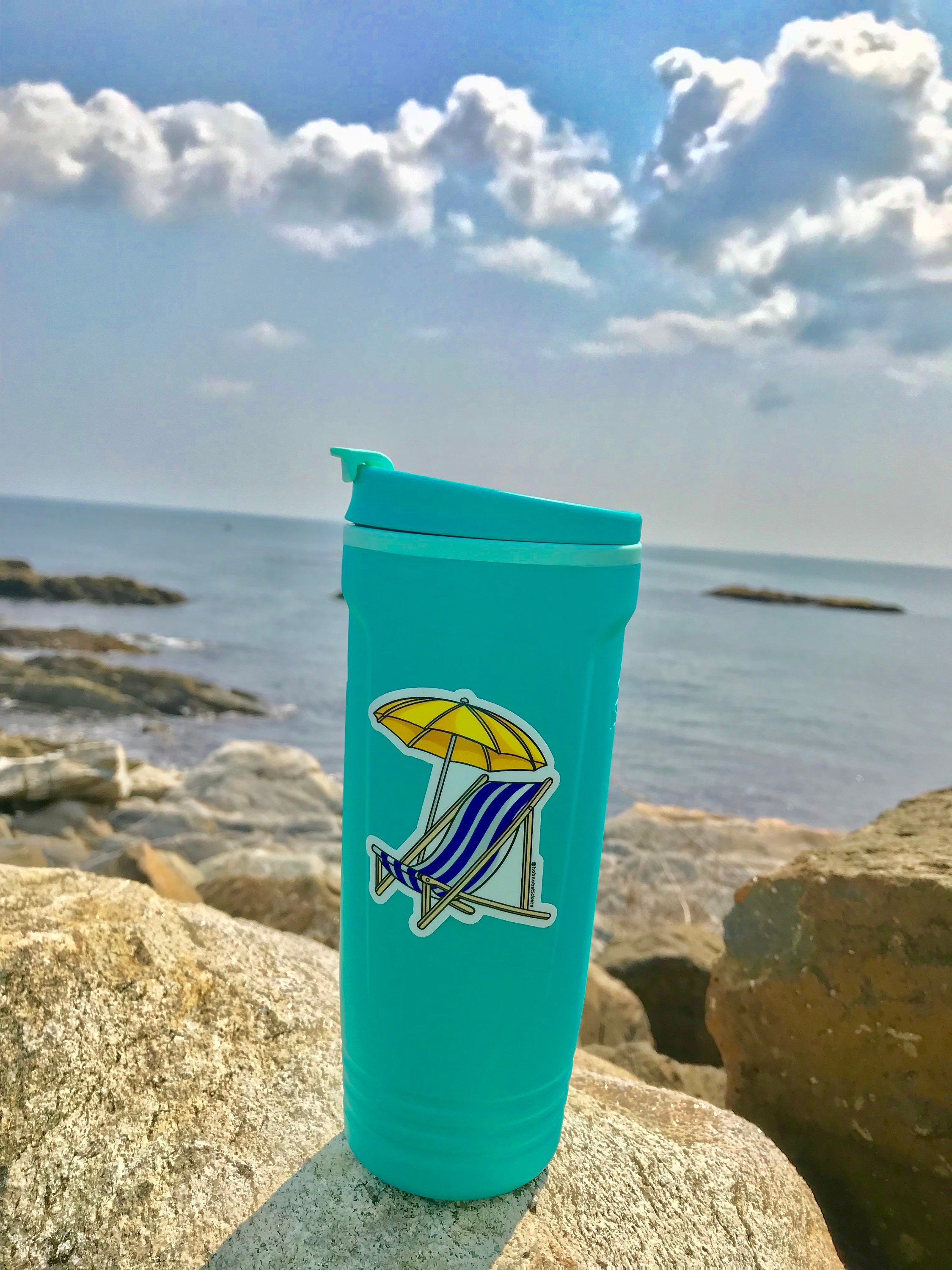 Vintage Deck Chair Sticker - Etsy