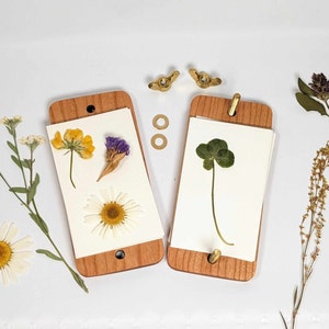 Mini Flower Press | Small Portable Pocket Press | Gift for Plant Lover | Clover Press | Flower ...