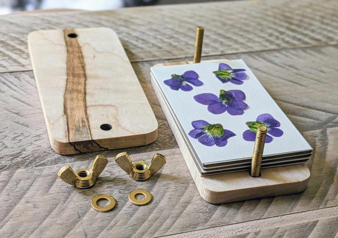 Mini Flower Press | Small Portable Pocket Press | Gift for Plant Lover ...