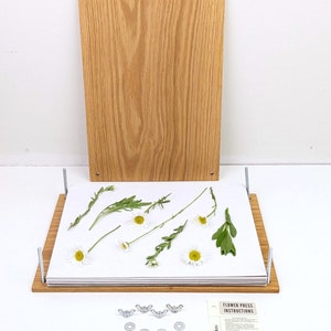 Hardwood Flower Press | DIY Pressed Flowers for Floral Art and Crafts ...