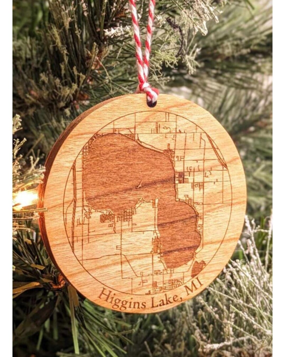 Michigan Custom Map Ornaments | Gift for Michigander | Stocking Stuffer ...