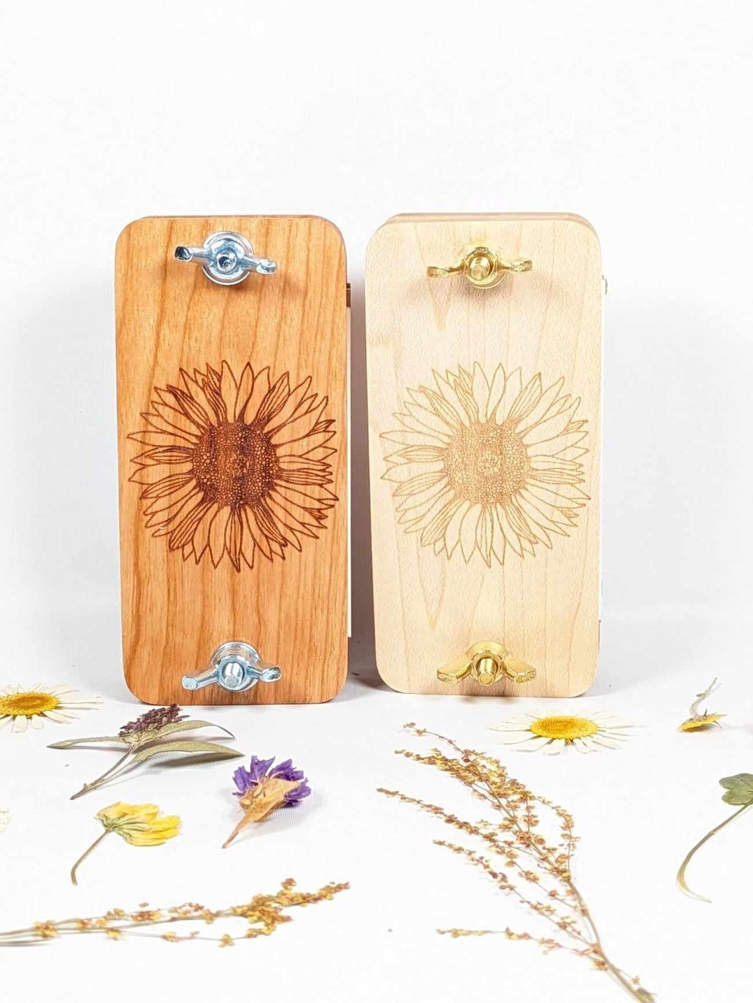 Mini Flower Press | Small Portable Pocket Press | Gift for Plant Lover ...