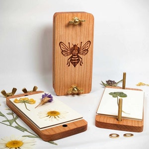 Mini Flower Press | Small Portable Pocket Press | Gift for Plant Lover ...