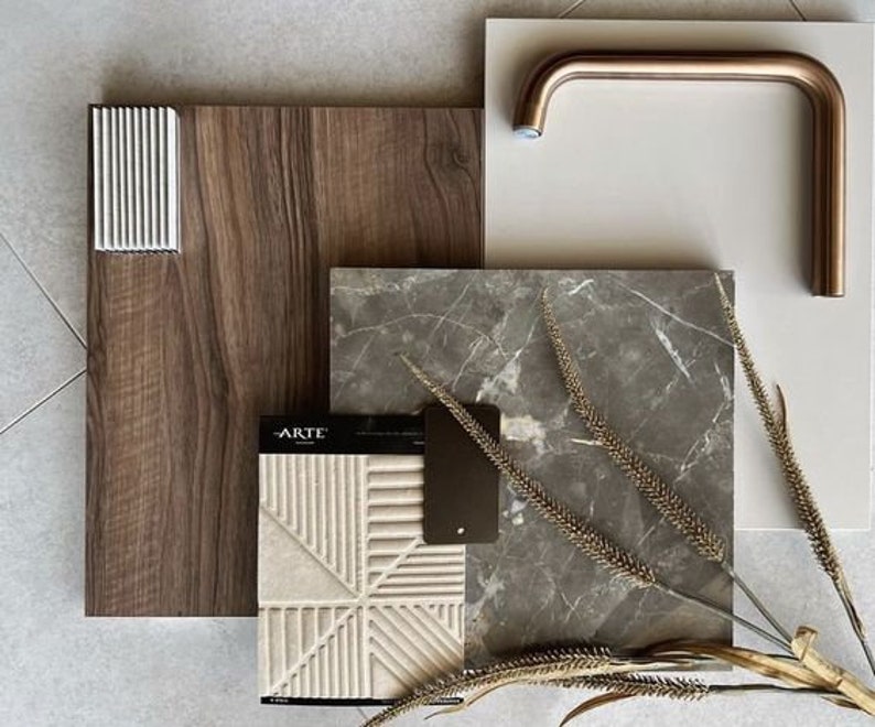 Custom Mood Board Design With Links - Single Room - Bedroom, Living ...