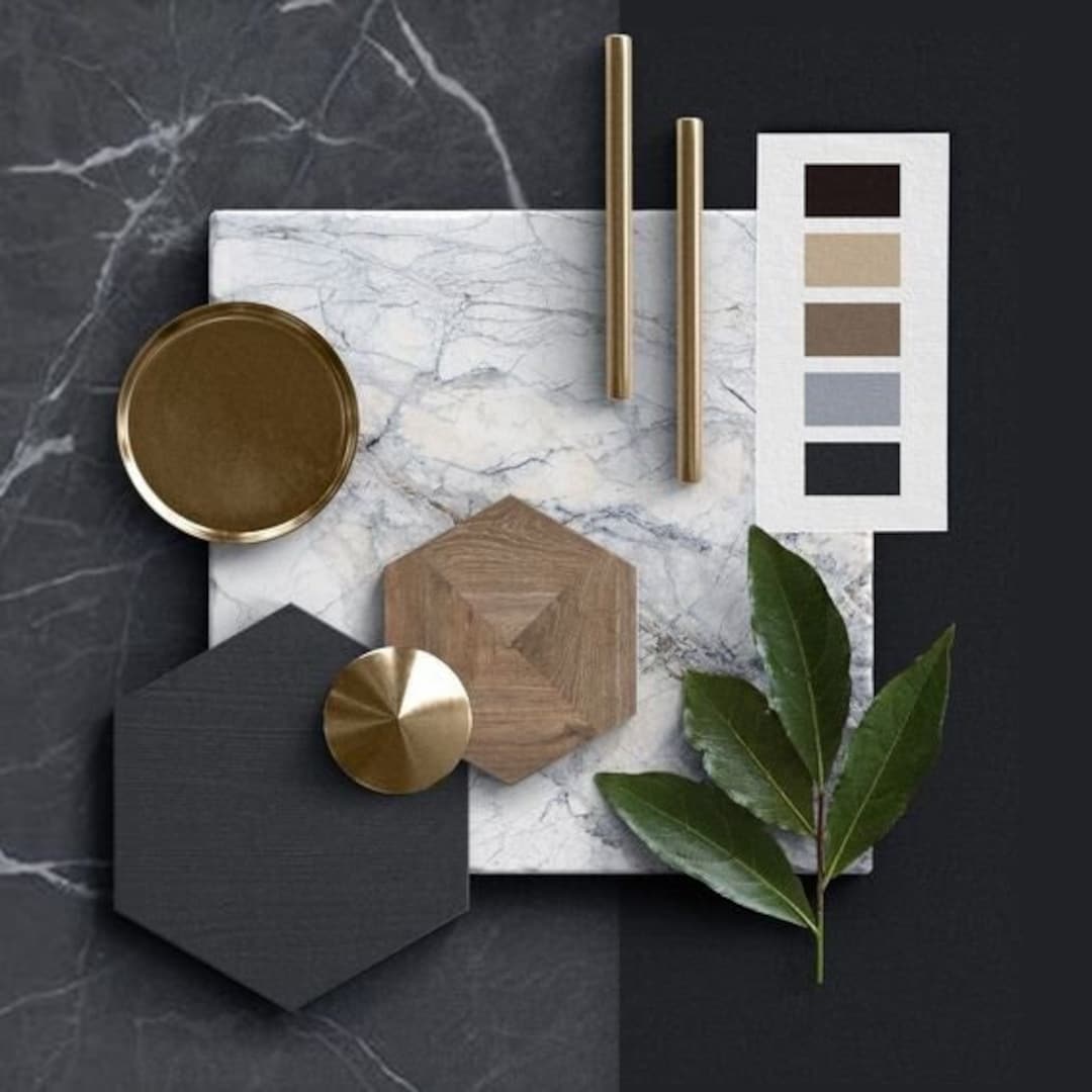 Custom Mood Board Design - Single Room - Bedroom, Living Room, Kitchen ...