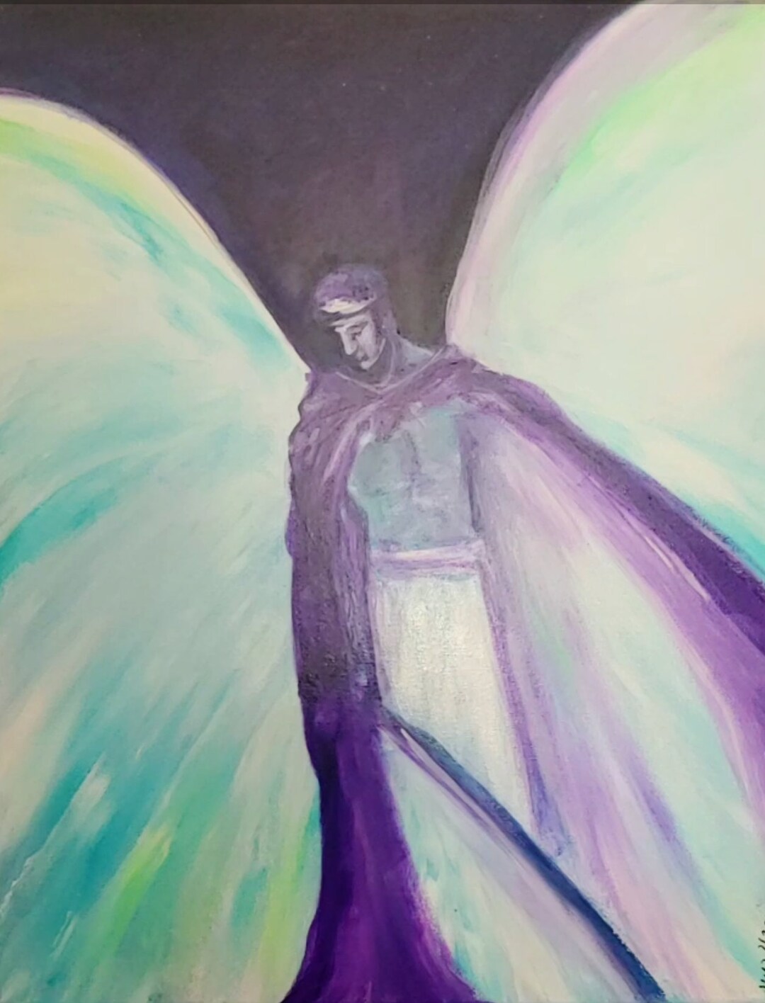 Archangel Michael - Original Painting - Etsy