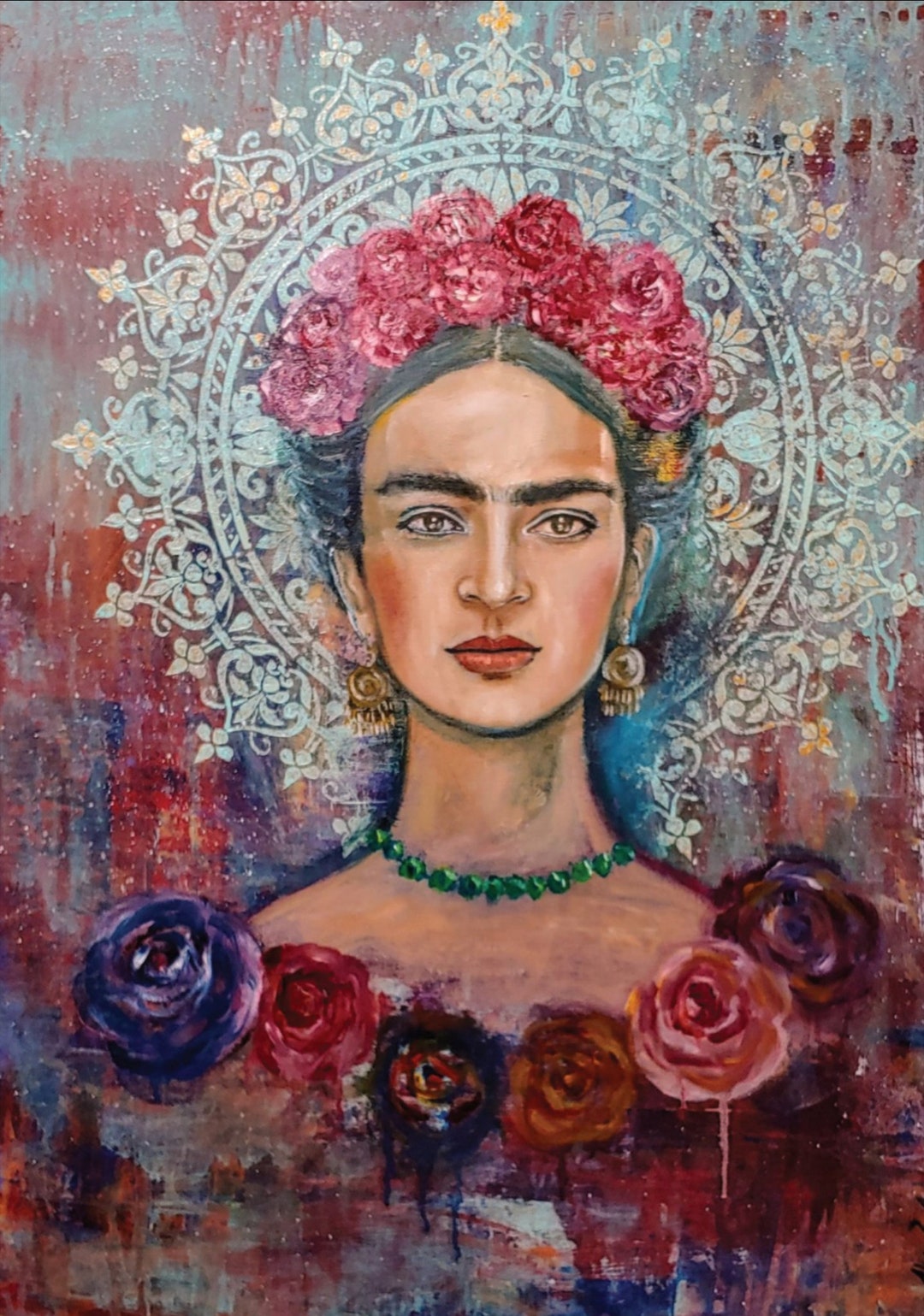 Frida Kahlo - Mexican Artist - Folk Art - by Alma Yamazaki - Limited ...